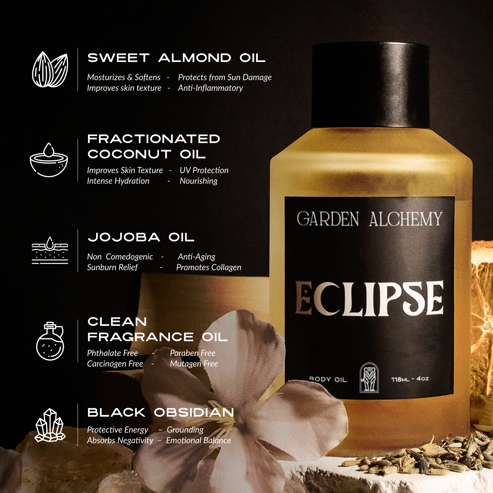 ECLIPSE PERFUME BODY OIL – GARDEN ALCHEMY